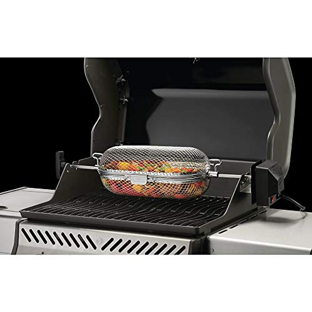 Napoleon 64000 Rotisserie Basket Grill Accessory, Stainless Steel