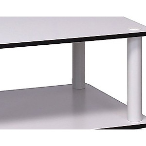 Furinno Just No Tools Wide TV Stand, White