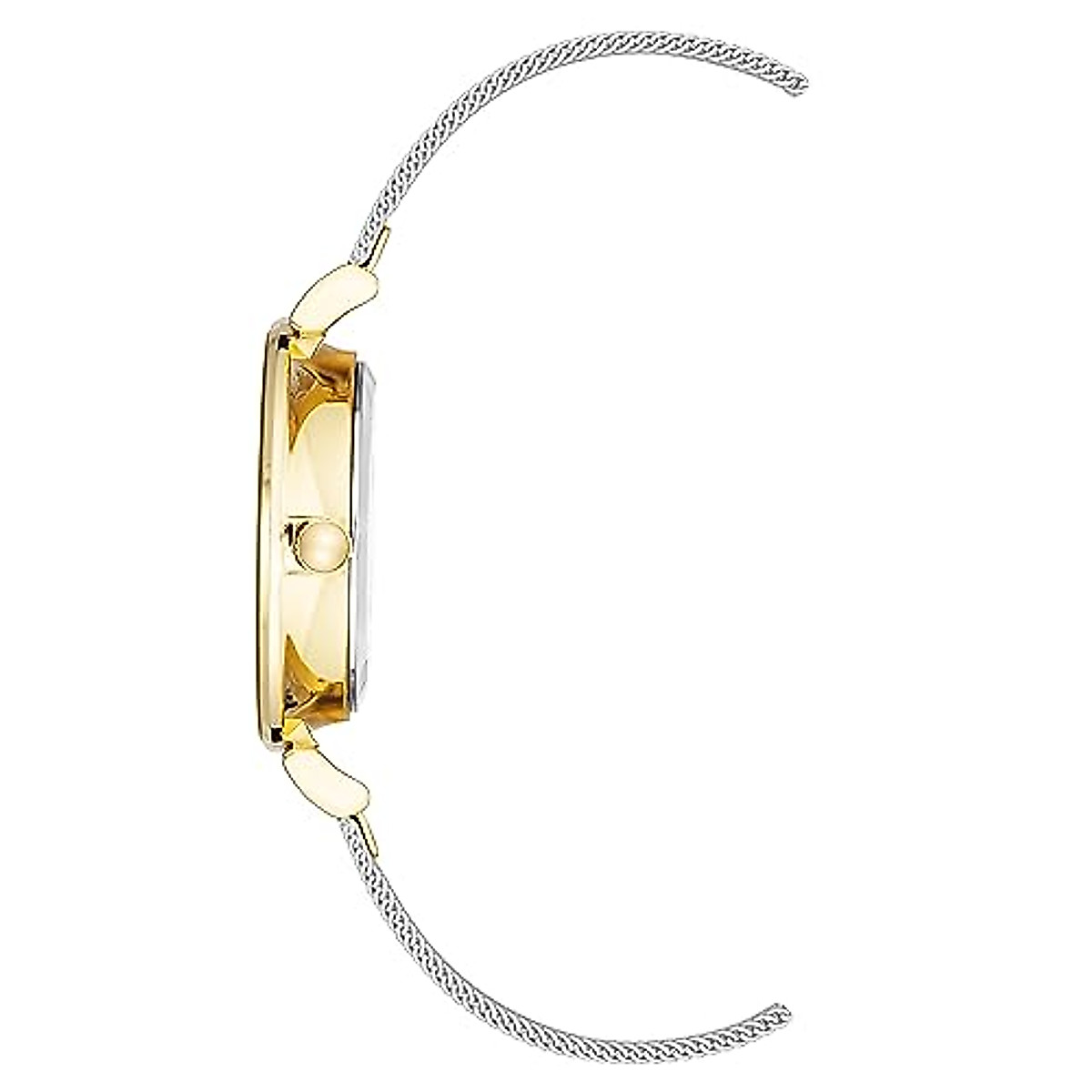 Anne Klein Women's Glitter Accented Mesh Bracelet Watch