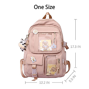 kvcezxu Cool Backpack for Girls Cute Fashion Travel Backpacks Bookbag School College Students Backpack Durable Backpack Cool-Pink