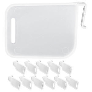 PRETYZOOM 12pcs Refrigerator Side Door Partition Daily Use Refrigerator Divider Drawer Food Partition Plate Household Refrigerator Divider Freezer Separator Freezer Supply Fridge Separator