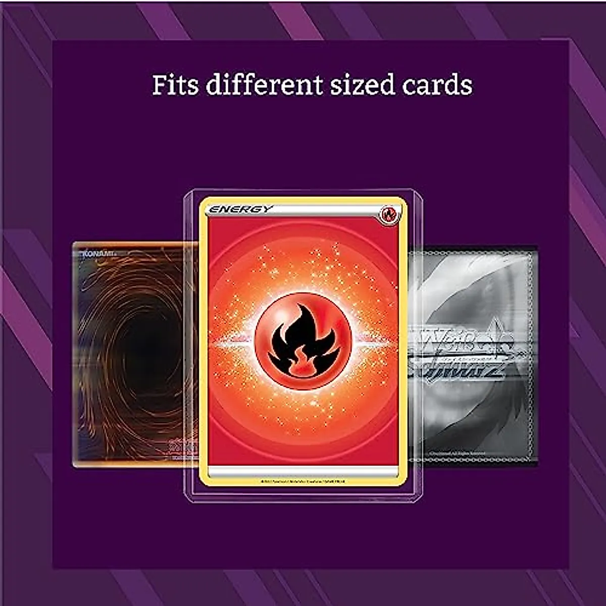 /CARD·DICT 50ct Top Loaders Compatible with Pokemon Trading Card 35pt 3” x 4“ Rigid Sports Cards Protectors, Hard Plastic Sleeves Toploader for MTG, Yugioh, Baseball, Sports Game Trading Card