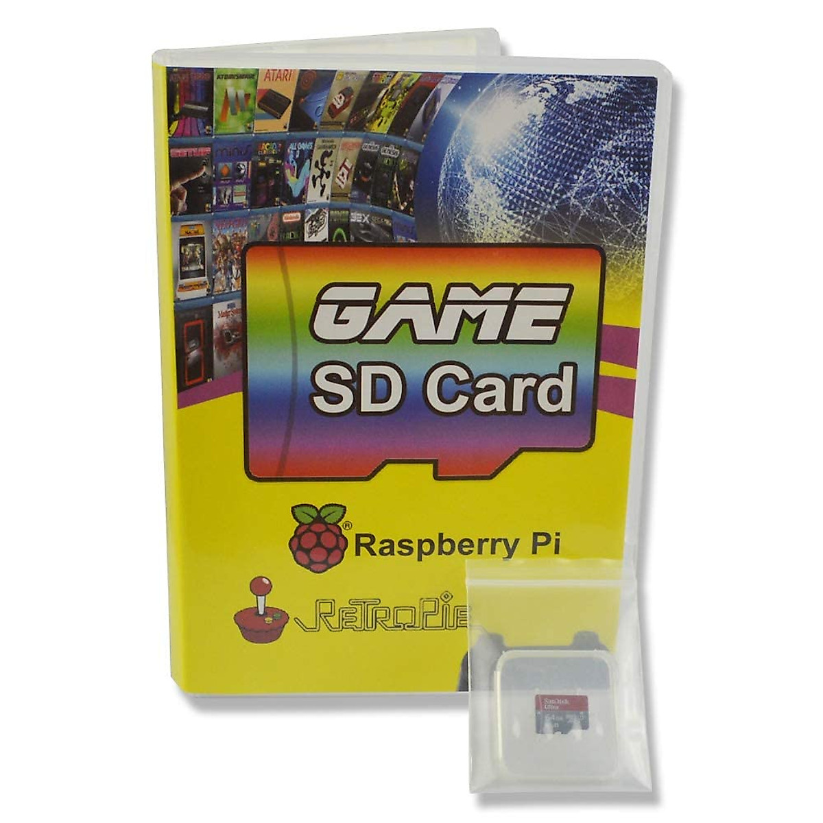 Raspberry 3B 3B+ Compatible Game Card 128GB Loaded More Than 8000 Stand-Alone Games Retro Arcade Games and 3D Video Preview Plug and Play in Emulation Simulation RETROPIE’s Simulation Game