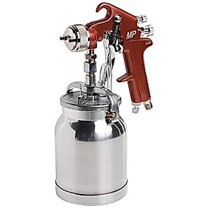 Astro Pneumatic Tool 4008 Spray Gun with Cup - Red Handle 1.8mm Nozzle