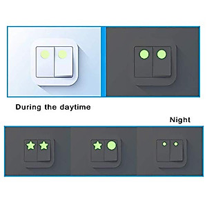 334pcs Glow in The Dark Stars Stickers, Luminous Stars and Moon Wall Stickers Decor for Kids Bedroom or Birthday Gift, Wall Decals for Any Room, Bright and Realistic