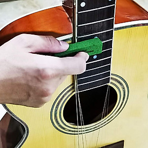 Baroque Guitar Fret Grit Erasers Easy & Fast Polishing Abrasive Rubber Blocks Cleaner Tools kit for Guitar Fret & Strings, Set of 5 Size in 180 400 1000 1500 2000 Grit (FSE-20)