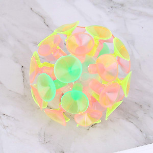 STOBOK 4pcs Fun Suction Cup Ball Colorful Ball Toys Novelty Toys for Kids Boys Girls Birthday Party Favors