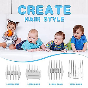 Baby Hair Clippers Quiet Hair Trimmer for Kids Toddler, Silent Hair Clippers for Children with Autism, Waterproof Rechargeable Cordless Ceramic Blade Haircut Kit