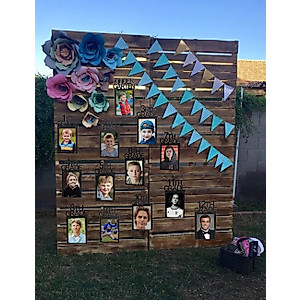 2023 Graduation Decorations Graduation Photo Banner K-12 for Graduation Party Decor Class of 2023 Decorations 8x10 Paper Photo Frame Graduation Picture Banner for High School 2023 Graduation Party