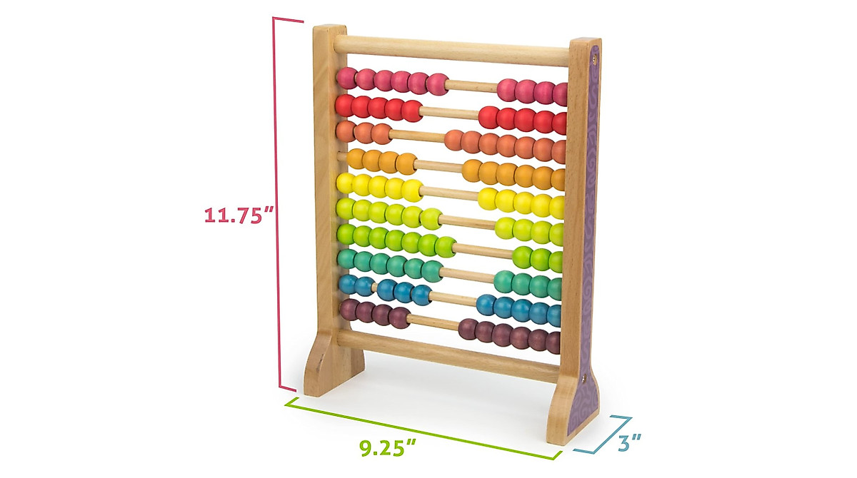 Imagination Generation Wooden Abacus for Kids | Educational Counting Toy