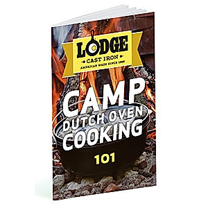 Lodge Seasoned Cast Iron Deep Camp Dutch Oven + Camp Dutch Oven Lid Lifter