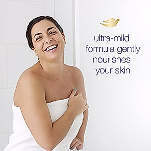 Dove Beauty Bar More Moisturizing Than Bar Soap for Softer Skin, Fragrance Free, Hypoallergenic Sensitive Skin With Gentle Cleanser, 3.75 Ounce (Pack of 8)