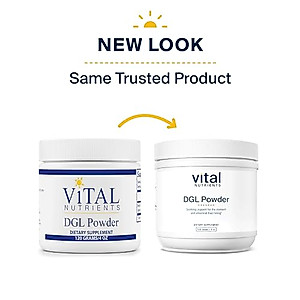 Vital Nutrients DGL Powder | Vegan Supplement | DGL Licorice Root Extract to Support Healthy Stomach Lining and Digestive Tract* | Gluten, Dairy and Soy Free | Non-GMO | 120 Grams