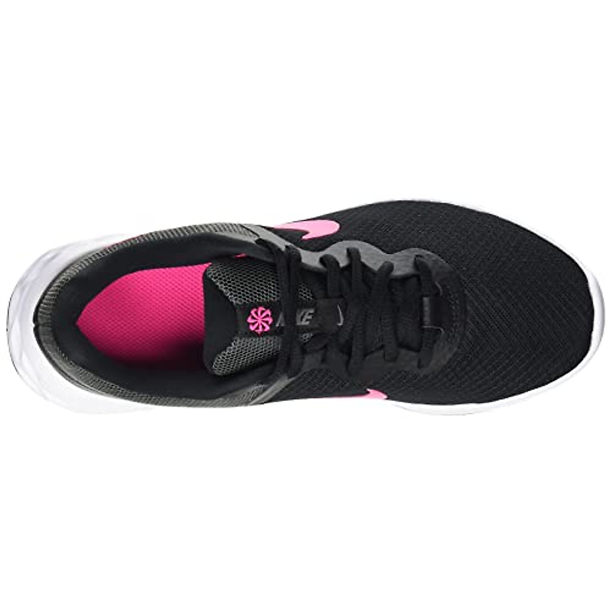 Nike Women's Race Running Shoe, Black Hyper Pink Iron Grey, 8.5