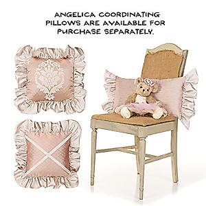 Glenna Jean Angelica Photo Hanger Shelf, Pink, 4"x23.5"x9"