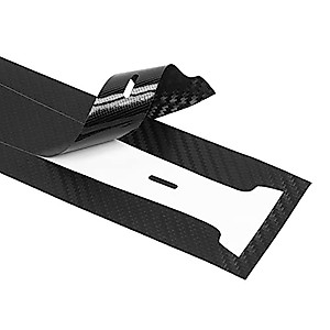 Console Middle Skin for PS5 Integrated Scratch Resistant Console Center Part Skin for PS5 Digital Version Console Console Center Part Skin(Carbon Fiber Black)