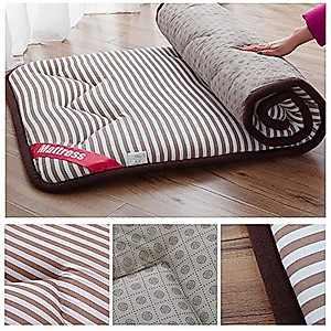 WJH Super Soft Sleep Mattress, Japanese Tatami Futon, Comfortable Thick Single Sleeping Pad Student Dormitory Memory Foam-B 120x200cm(47x79inch)