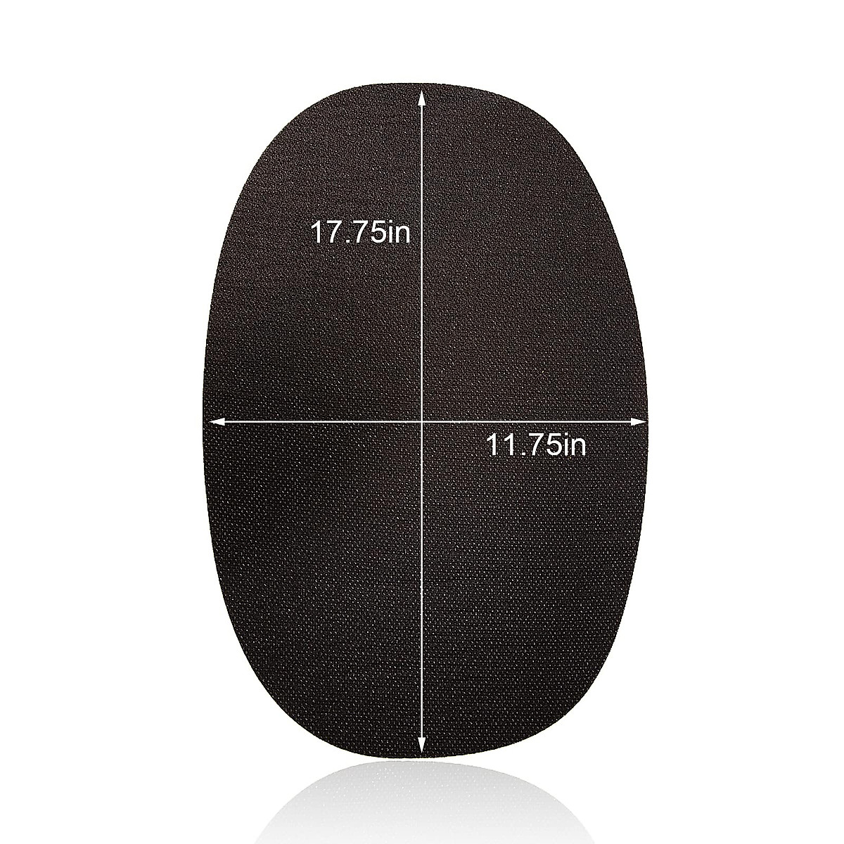 Oval Slow Cooker Heat Resistant Mat for 6-8 Quart, Silicone Countertop Protector Appliance Slider Mat Compatible with Crock-Pot/Elite Gourmet/Hamilton Beach Oval Slow Cooker, Black