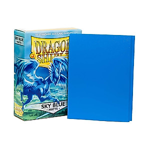 Arcane Tinmen ApS AT-11219 Sleeves Sky Blue (60)' Dragon Shield Matte Himmelblau Card Game, One Size