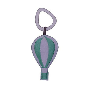 Bacati Clouds in The City Baby Play Gym with Mat, Mint/Grey