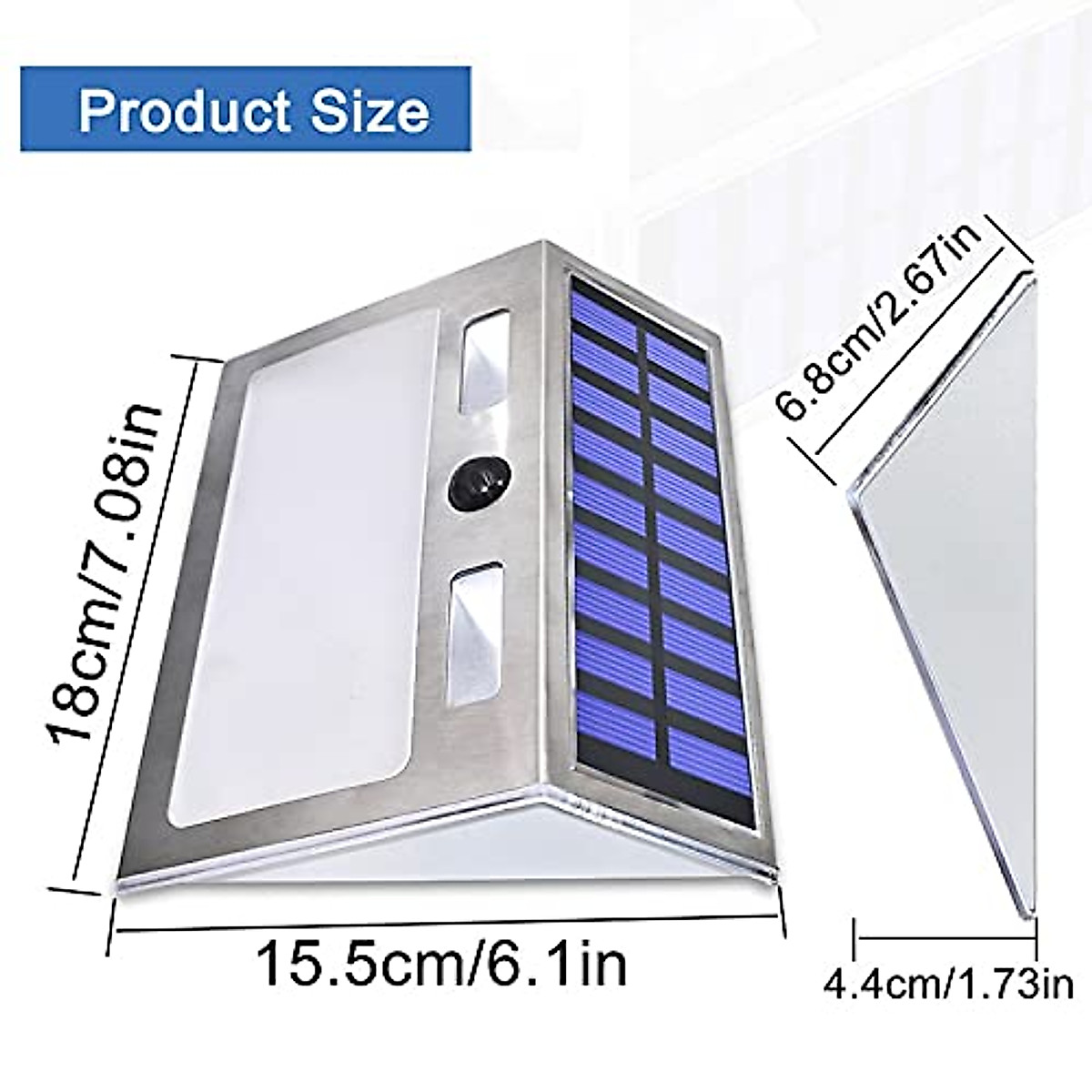 JCYANG Solar House Number Plaque Light with 200LM Motion Sensor LED Lights Address Number for Home Garden Door Solar Lamp Lighting Led House Numbers