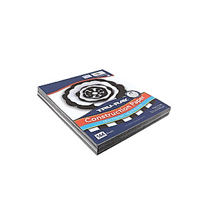 Tru-Ray 9-inch x 12-inch Construction Paper, Black/White, 144 Sheets/Pack (P6676)