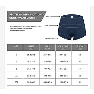 Women's Cycling Underwear 4D Padded Bike Shorts Lightweight Bicycle Biking Undershorts Breathable Ergonomic Design Blue