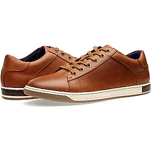 Vostey Men's Sneakers Fashion Brown Casual Shoes Dress Sneaker Oxford Shoes(B81Q13 Yellow Brown 10)