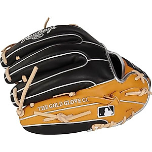 Rawlings | HEART OF THE HIDE R2G Baseball Glove | Right Hand Throw | 11.5" - Pro I-Web | Black/Tan