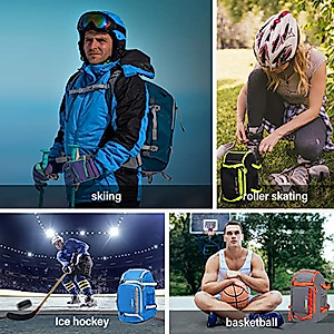 Hytiland Ski Boot Bag, 50L Waterproof Ski and Snowboard Boot Backpack with Adjustable Straps Ski Bag for Helmet, Goggles, Gloves, Skis & Snowboard Accessorie