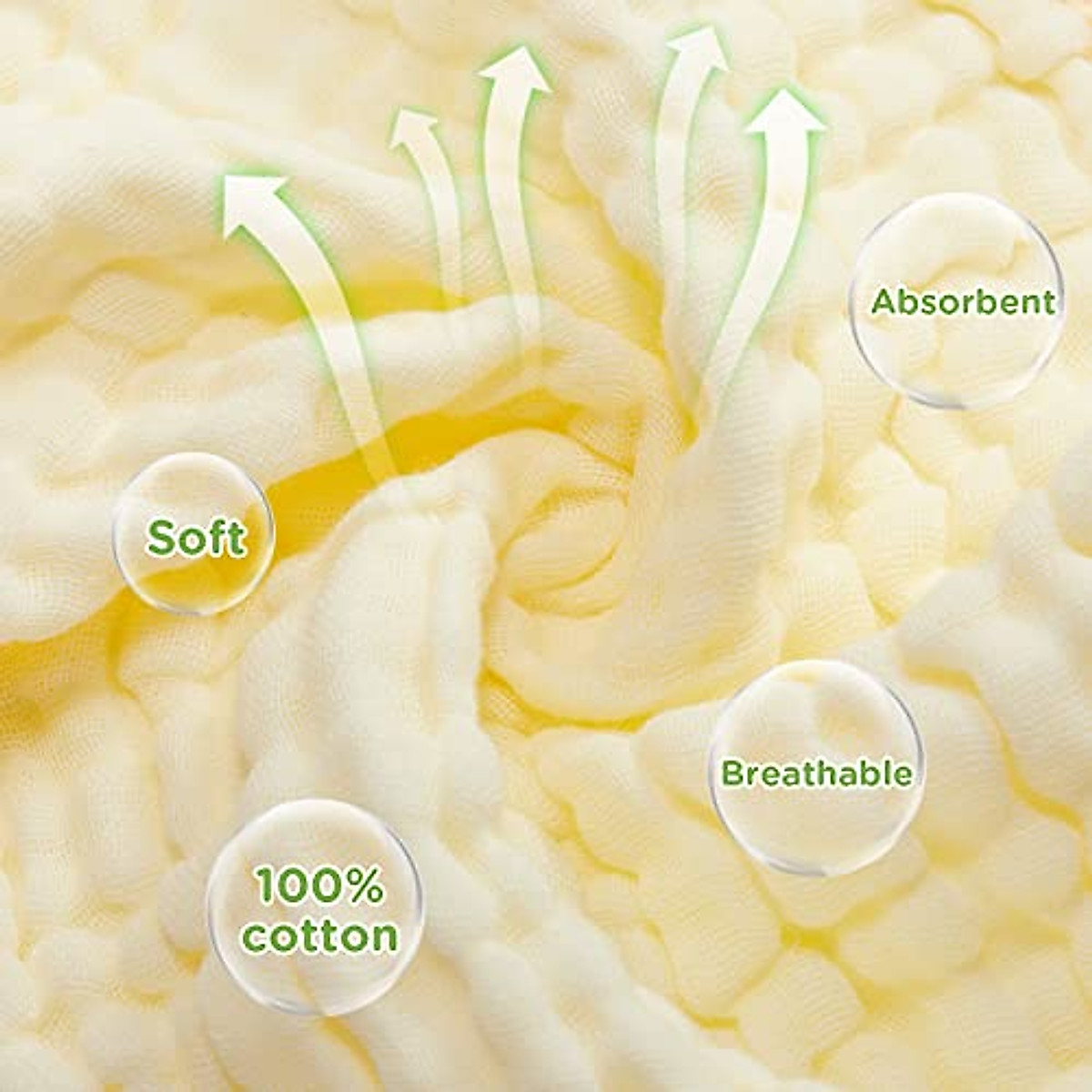 Tegeme 10 Pack Baby Muslin Burp Cloths Large 20" by 10" Cotton Absorbent Washcloths Burp Cloths for Baby Burping Cloth Diapers Bibs for Baby Registry as Shower,Great Shower Gift (Multi Colors)