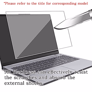 Puccy Tempered Glass Screen Protector Film, compatible with Toshiba Satellite Radius 15 15.6" Laptop (Active Area Cover Only) Protective Protectors Guard