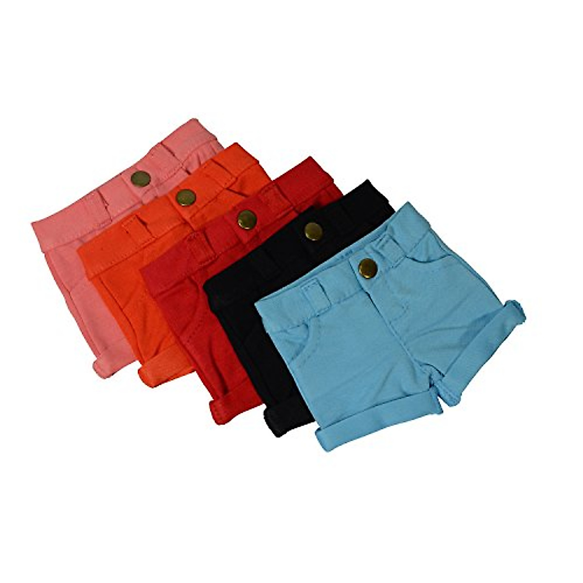 Set of 10 Short Doll Pants - Doll Shorts fits 18 inch Dolls