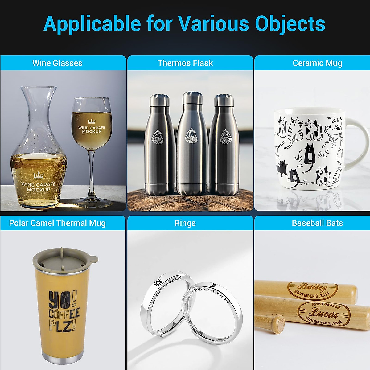 Mecpow G3 Pro Laser Rotary Roller for Engraving Round Objects with Adjustable Y-Bracket, Compatible with Almost All Laser Engraving Machines, Laser Rotary Roller with Height Increase Bracket