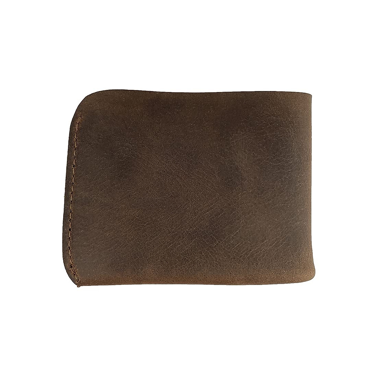 Hide & Drink, Classic Slimfold Wallet, Card Organizer Holder, Travel Accessory, Full Grain Leather, Handmade (Bourbon Brown)