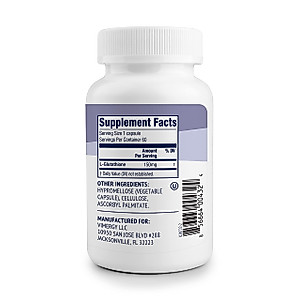 Vimergy Glutathione Capsules, 60 Servings – Natural Immune Supporting, Antioxidant & Detox Supplement - Gluten-Free, Kosher, Soy-Free, Vegan, Paleo Friendly