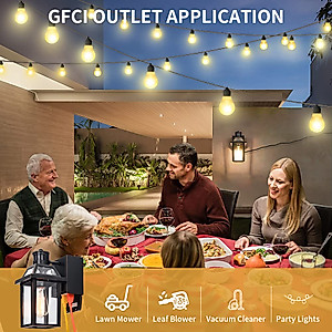 Porch Lights with GFCI Outlet, Dusk to Dawn Motion Sensor Outdoor Lights, 3 Lighting Modes Exterior Light Fixture, Outside Lights for House Front Door Patio Garage