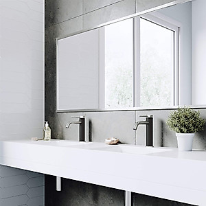 VIGO Madison 8'' H Single Handle Single-Hole Bathroom Faucet in Chrome-VG01044CH