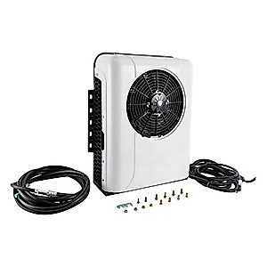 12V Truck Cab Air Conditioner 800W 60A Universal Electric Air Conditioner Unit Split Air Conditioner 2000W/6800BTU Split AC Fits Semi Trucks Bus Caravan RV Camper