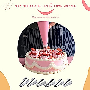 Distlety 12 Inches Cake Turntable, Cake Turntable Rotating Cake Decorating, Ultra Quiet Glass Turntable Cake Stand with Pink Sturdy Base