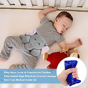 Baby Colic and Gas Relief - Heigoeost Heated Tummy Wrap for Newborns Belly Relief by Soothing Warmth, Baby Heating Pad Swaddling Belt Relief & Soothe Gas, Colic and Upset Stomach for Fussy Infants