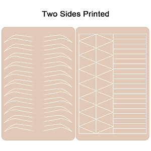 3 pcs Thicken Two sides Microblading Practice Silicon Skin Perfect for Permanent Makeup and Microblading Nano brows ombre brow practice (Two sides-3pcs)