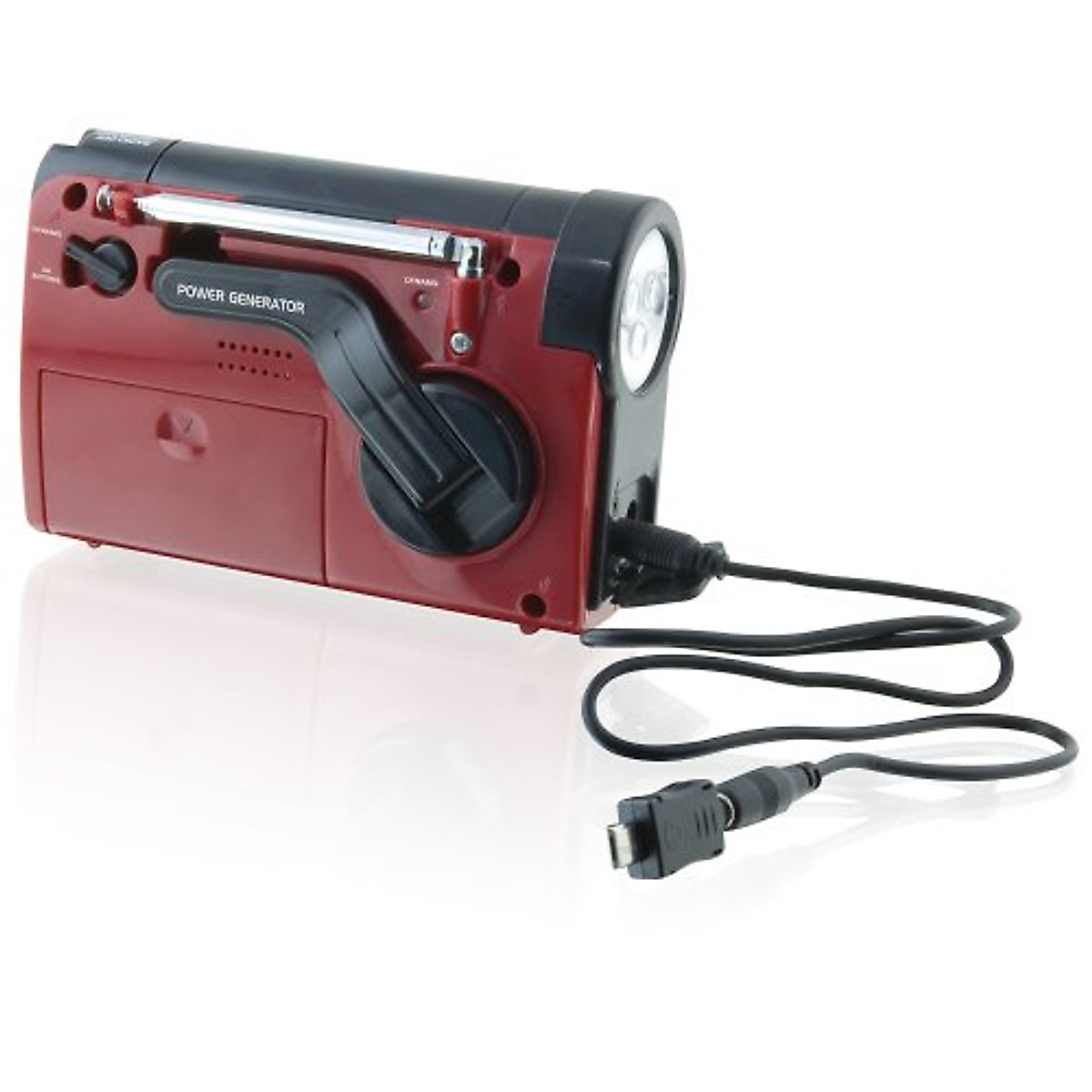 Weatherx WeatherX WR182R Instant NOAA Weatherband Radio (Black) Red/Black