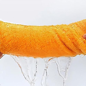 Super Absorbent Hair Towel Wrap for Wet Hair,Quick Dry Head Wrap with Bow-Knot Shower,Super Absorbent Hair Towel Wrap for Wet Hair,Fast Coral Velvet Hair Drying Towel with Bow-Knot (Red+Pink)