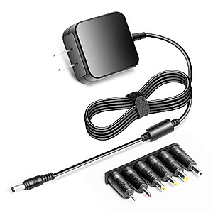 KFD 6V Universal Adapter for AT&T Vtech Cordless Phone DC6V (NOT AC6V),ProForm Elliptical,Fisher Price Baby Swing,Blood Pressure Monitor,Ride On Car Toys Charger Speaker Routers Scales 6V Power Supply