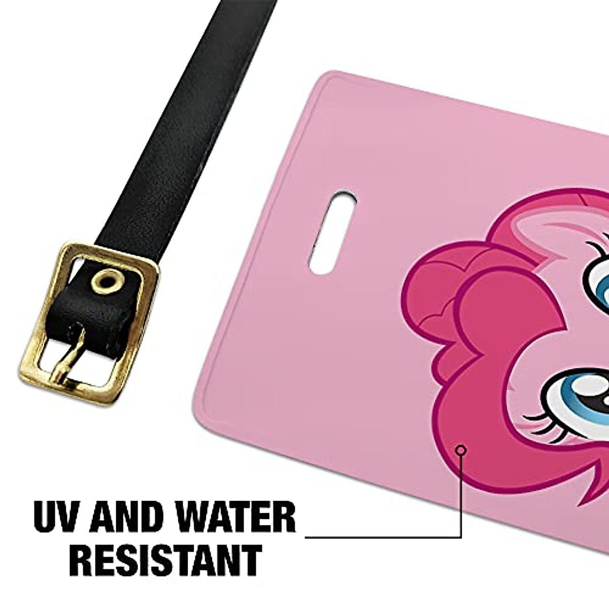 My Little Pony Pinkie Pie Face Luggage ID Tags Carry-On Cards - Set of 2