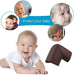 Eoney Corner Guards | Corner Protectors for Baby Safety | Furniture Table Safety Bumper | with 3M Tape(10 Pack)