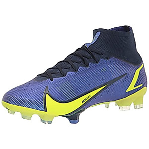 Nike Superfly 8 Elite FG Mens Football Boots CV0958 Soccer Cleats (UK 11 US 12 EU 46, Sapphire Volt Blue Void 574)