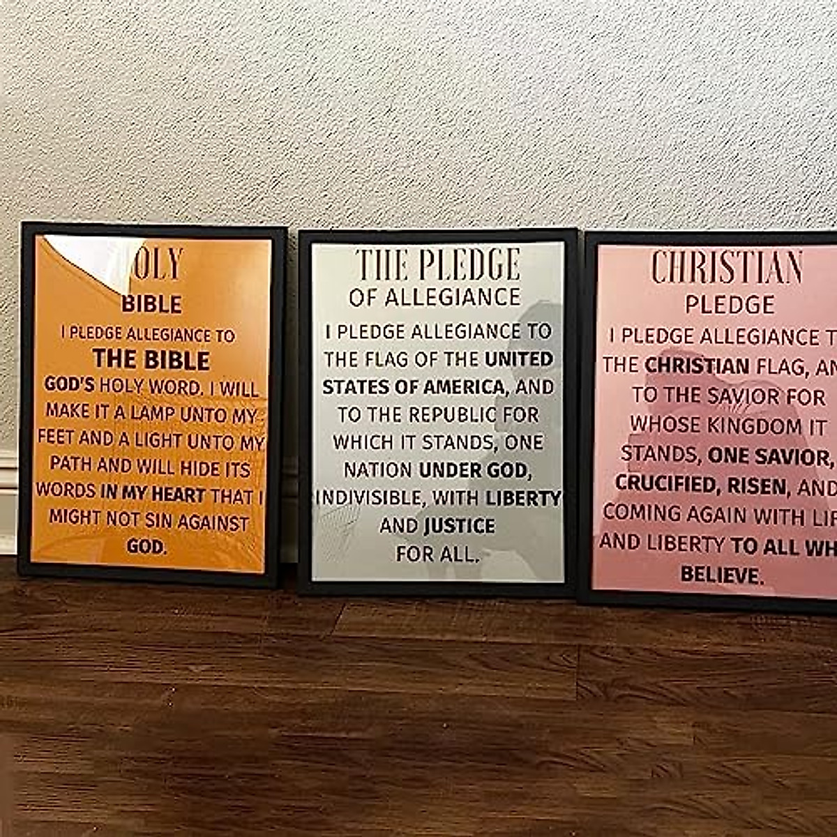 Sindcom 12x16 Frame 3 Pack, with Detachable Mat for 11x14 Pictures, Wall Mounting Charcoal Gray Photo Frame, Pre-Installed Hanging Hooks for Portrait or Landscape Mode