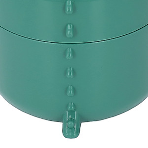 Pssopp Wastebaskets, Mini Trash Can with Lid Baby Dinosaur Wastebasket Garbage Coutertop Can for Office Bathroom Laundry (Green Baby Dinosaur)